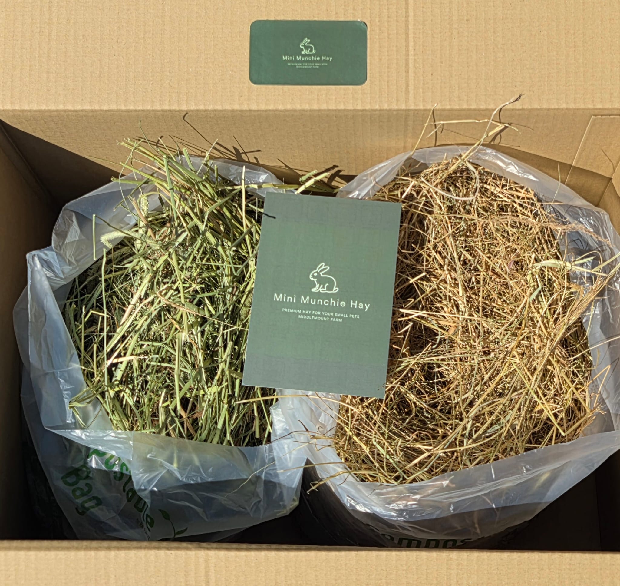 Meadow/Timothy Hay Sample box – Mini Munchie Hay